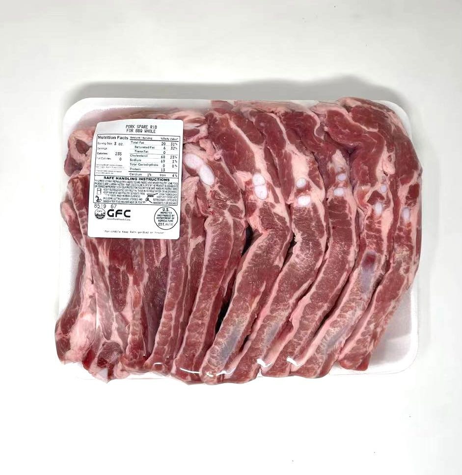 Gfc Whole Pork Spare Rib Frozen Weee