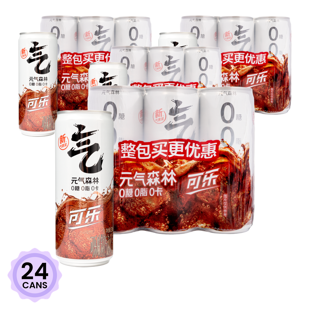 Get Genki Forest Sparkling Water Coke Flavor 330 ml*24 cans Delivered | Weee! Asian Market