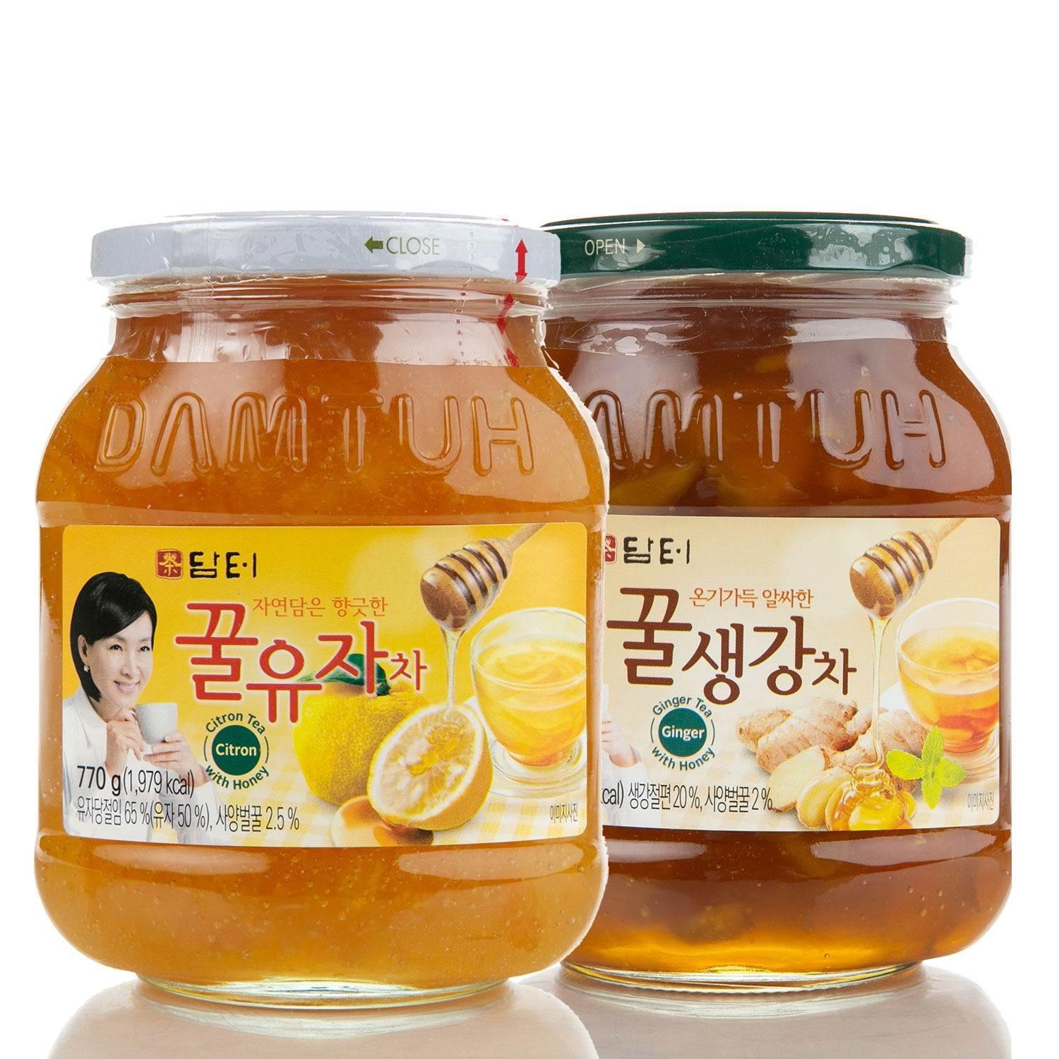 Get Damtuh Honey Citron Tea + Honey Ginger Tea x 2 Bottles Delivered ...