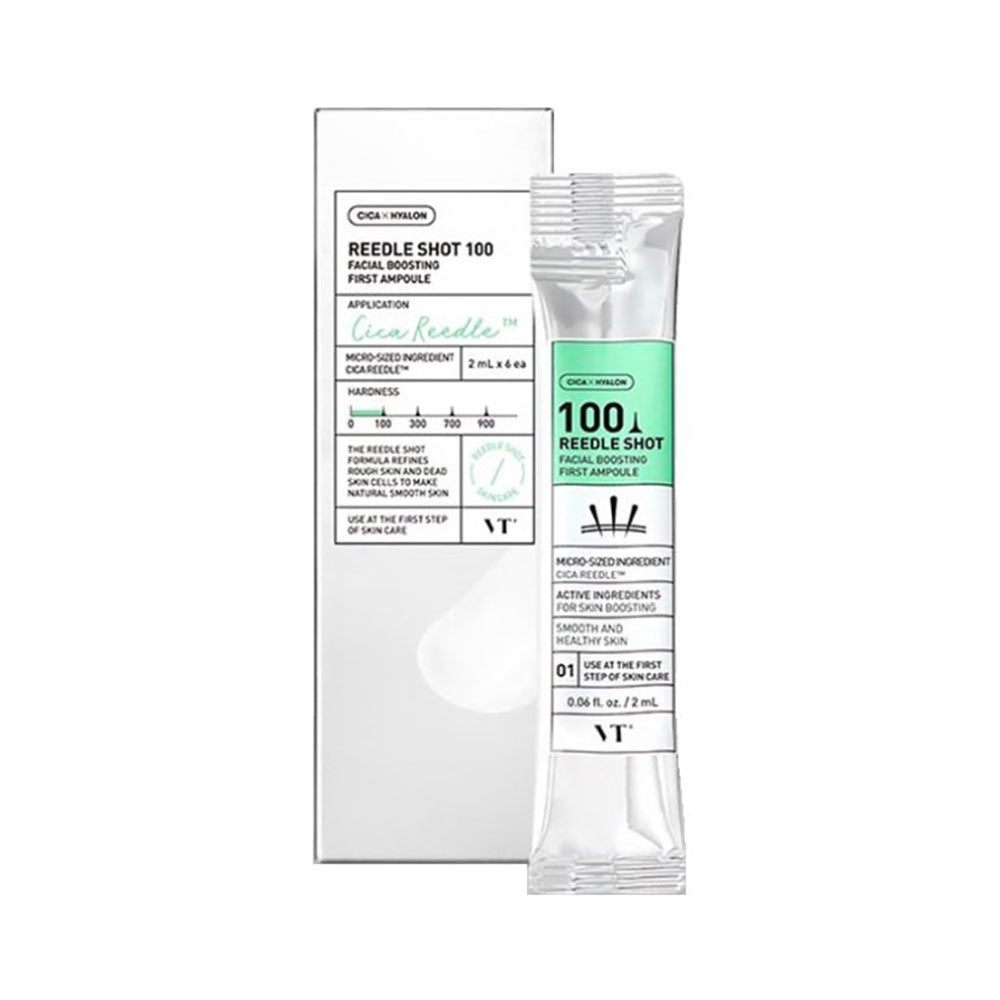 VT Reedle Shot 100 Facial Boosting First Ampoule 2ml x 6p - Weee!