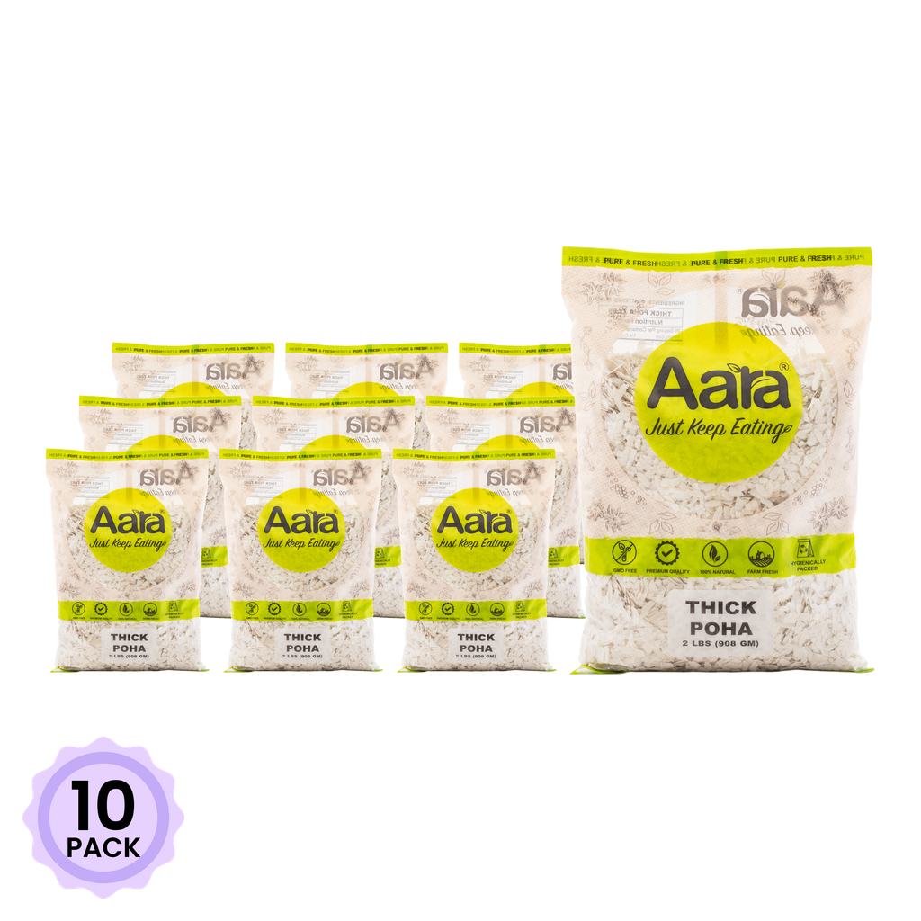 Get Aara Flattened Rice (Poha) Thick 2 lb*10 pack Delivered | Weee ...
