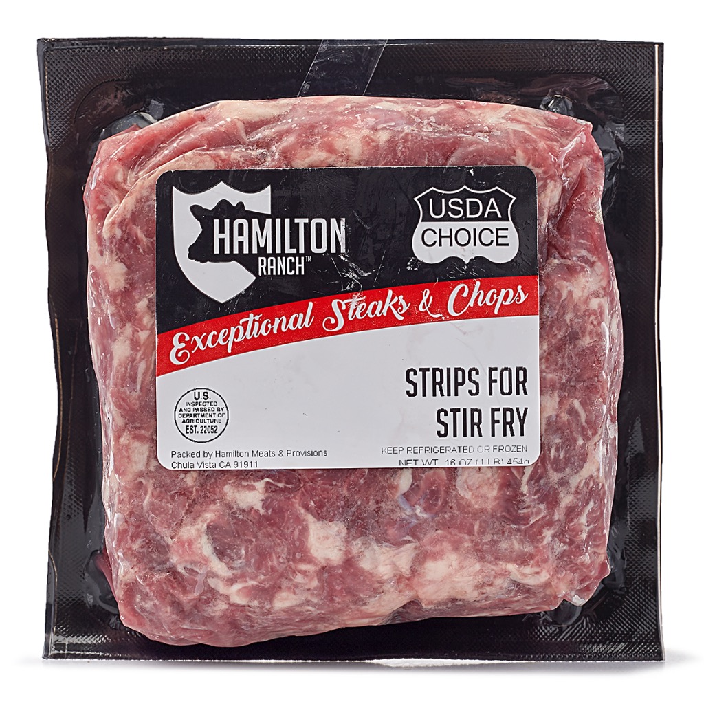 Get Hamilton Ranch Beef Strips for Stir Fry, Frozen Delivered | Weee ...