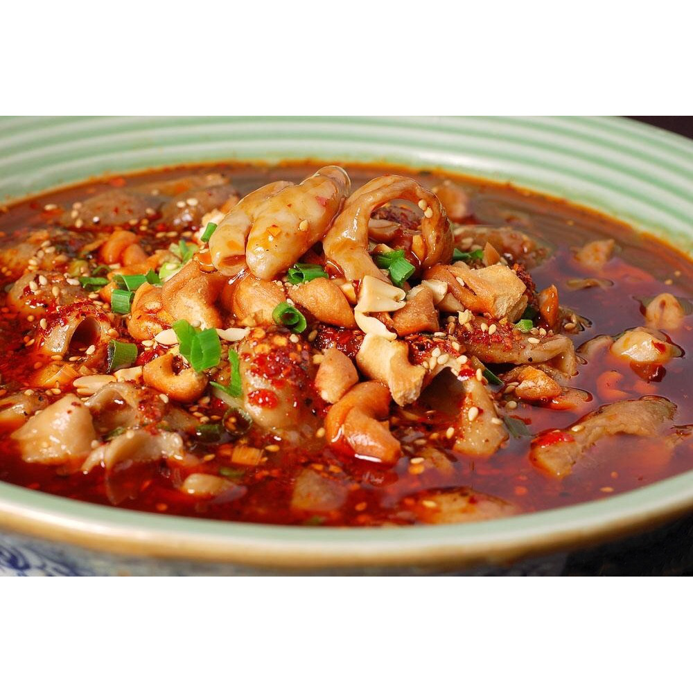 Water boil pig large intestine - Weee!