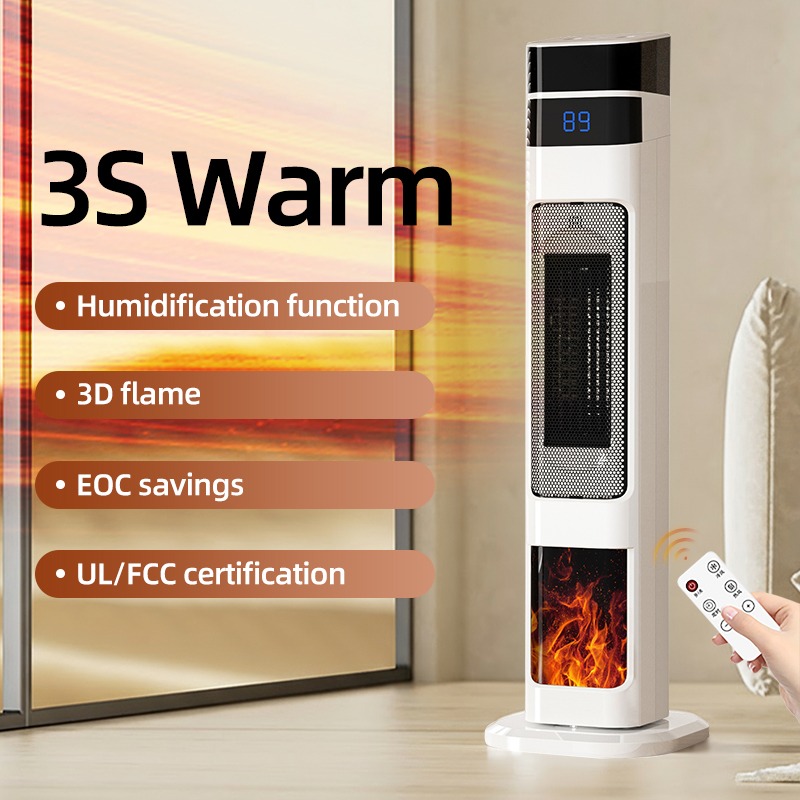 Get 1500W Ceramic Tower Heater & Humidifier - 4-in-1 1 pack Delivered ...