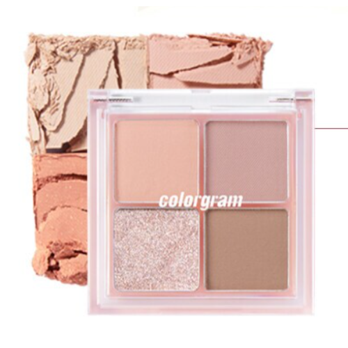 COLORGRAM Shade Re-forming Quad Pallete #03 Pink Brown - Weee!