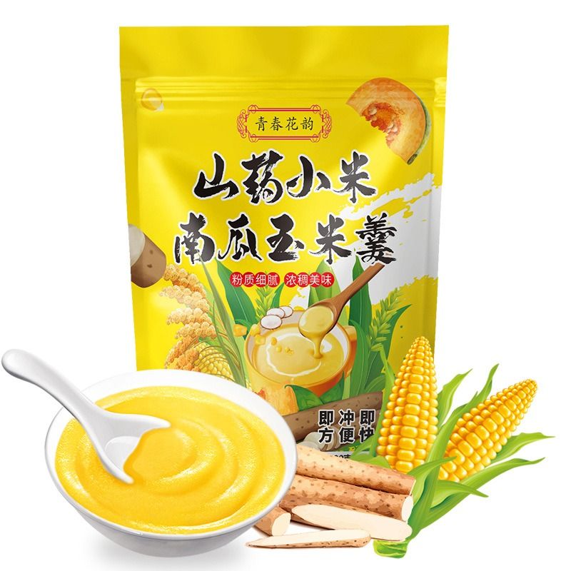 Get Yam millet pumpkin corn soup paste low 400g*1 bag Delivered | Weee ...