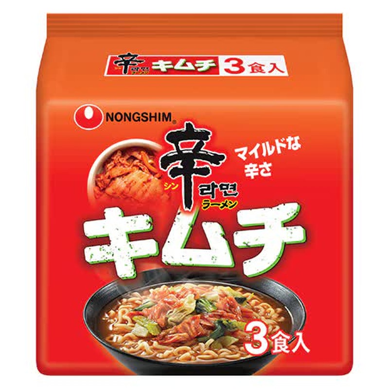 Nongshim Shin Kimchi Ramen 360g (3-pack) - Weee!