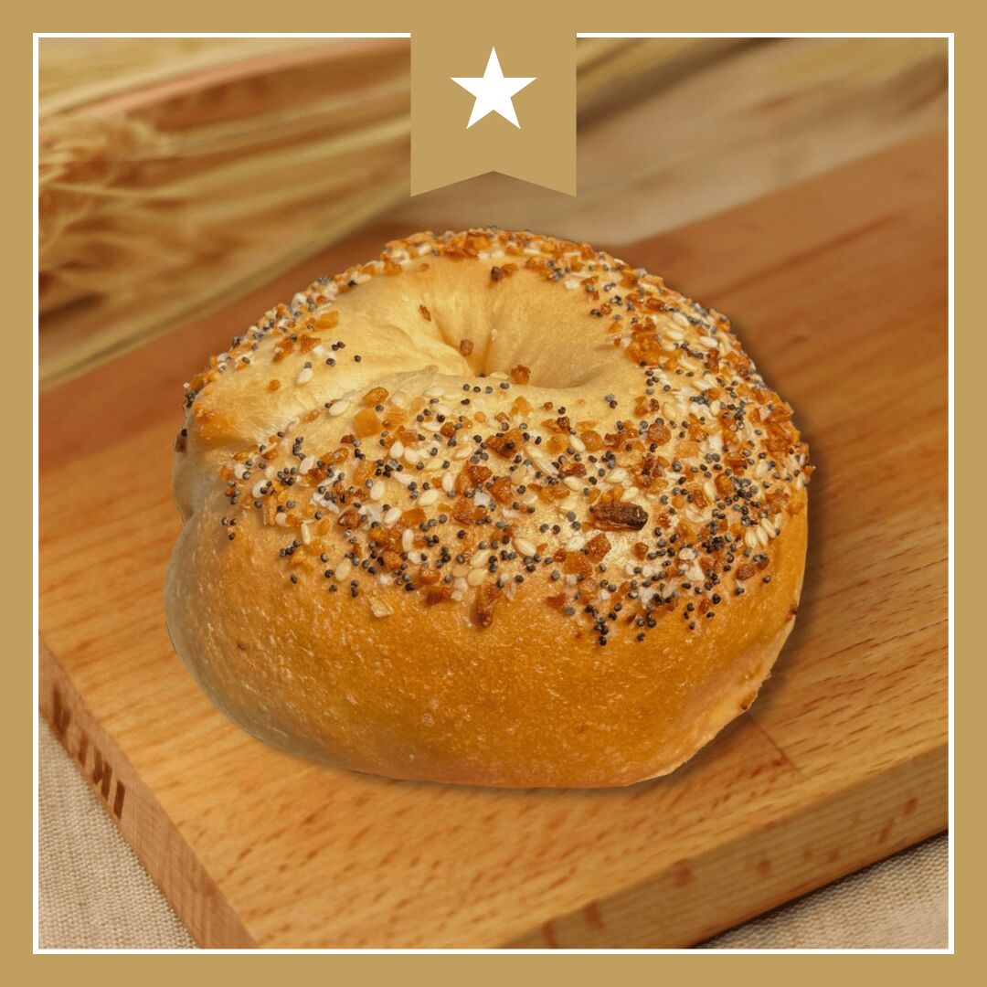 Get Sunmerry - Everything Cream Cheese Bagel 3 oz Delivered | Weee ...