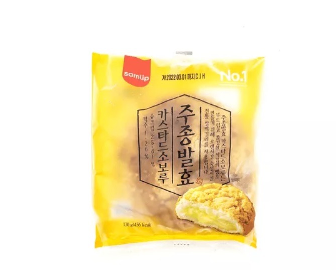 Samlip Custard Soboro Bread, Frozen - Weee!