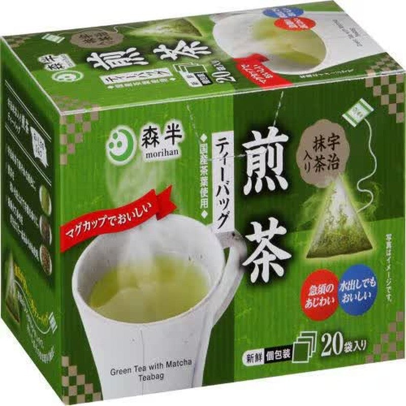 Morihan Uji Matcha Sencha (1.8g x 20 Tea Bags) 36g 1 each - Weee!