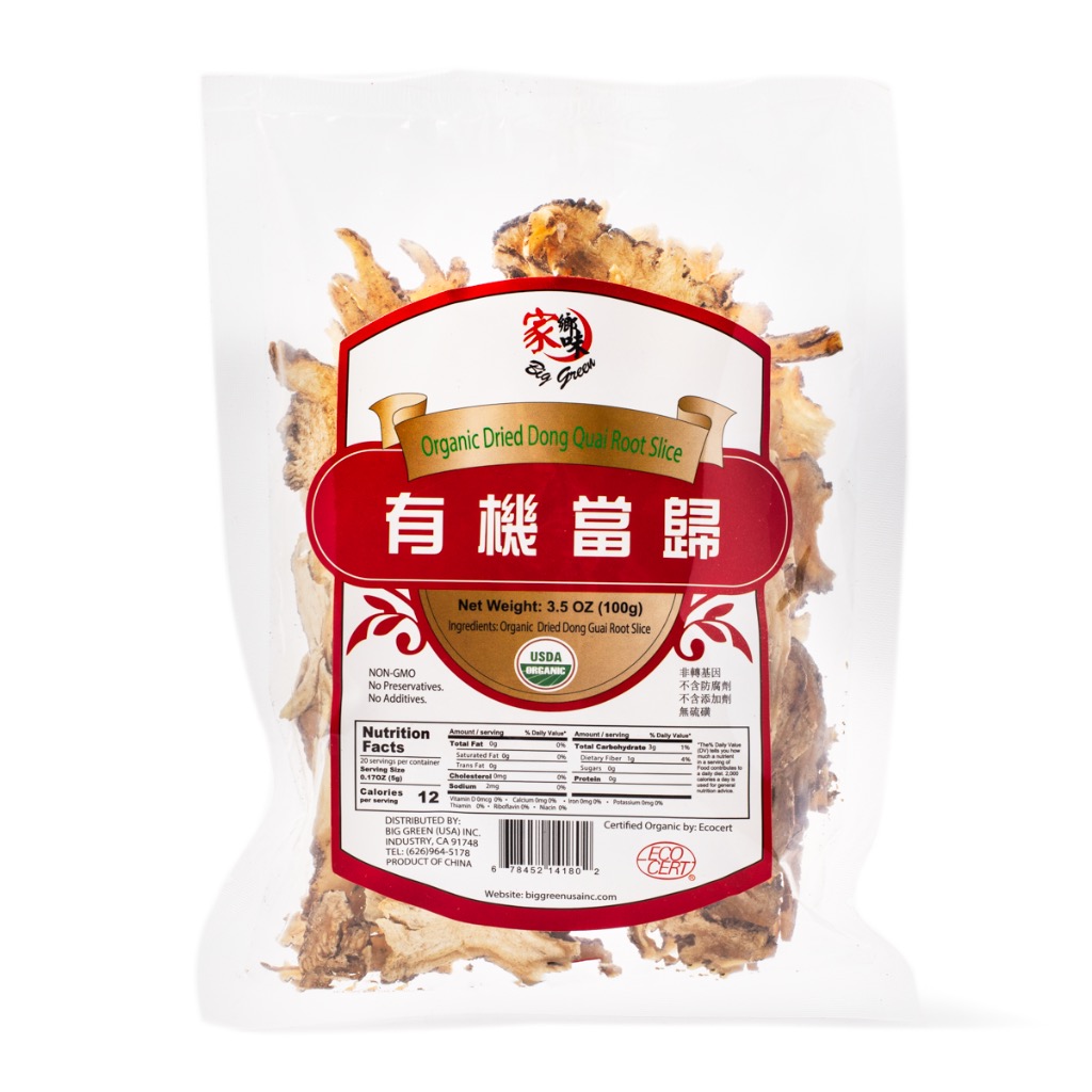 Get Big Green Organic Dried Dong Quai Root Slices Delivered | Weee ...