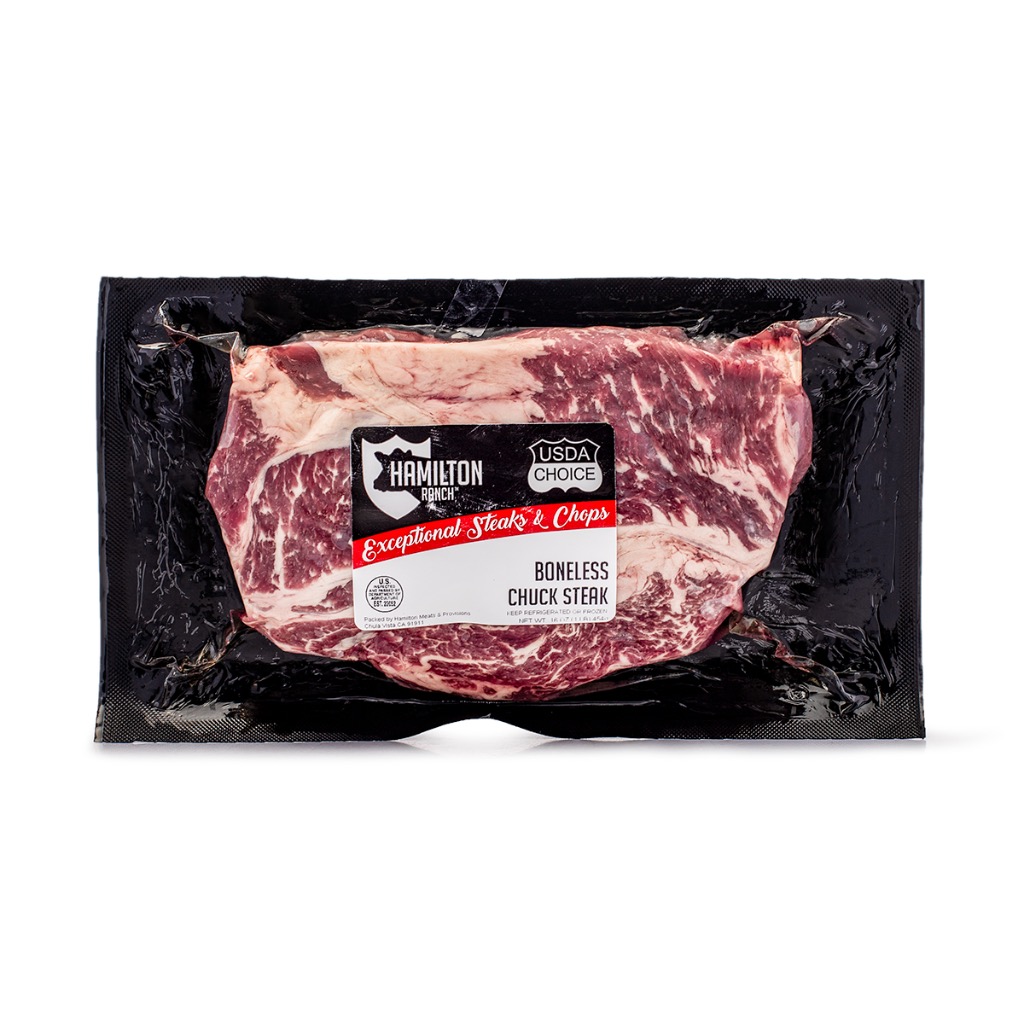 Get Hamilton Ranch USDA Choice Beef Boneless Chuck Steak Delivered ...