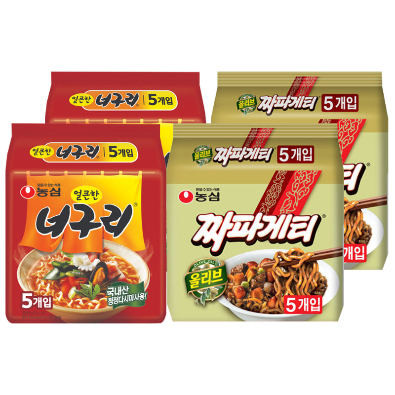 Get Nongshim - Chapaghetti + Spicy Raccoon Noodles Delivered | Weee ...