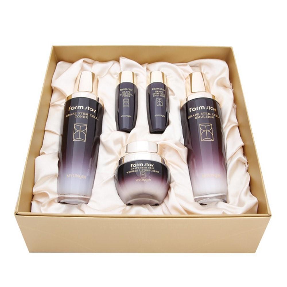 Get FarmStay Grape Stem Cell Skin Care 3 Set Delivered | Weee! Asian Market