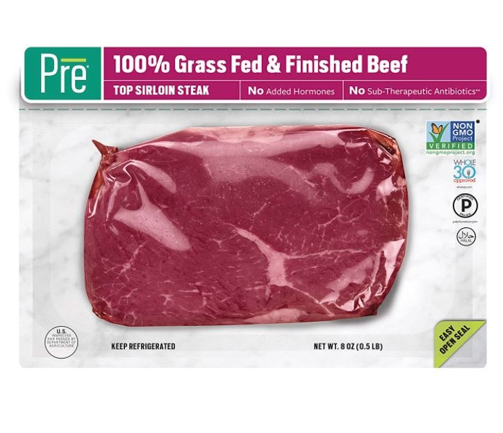Get Pre 100% Grass Fed and Finished Beef Top Sirloin Steak Delivered ...