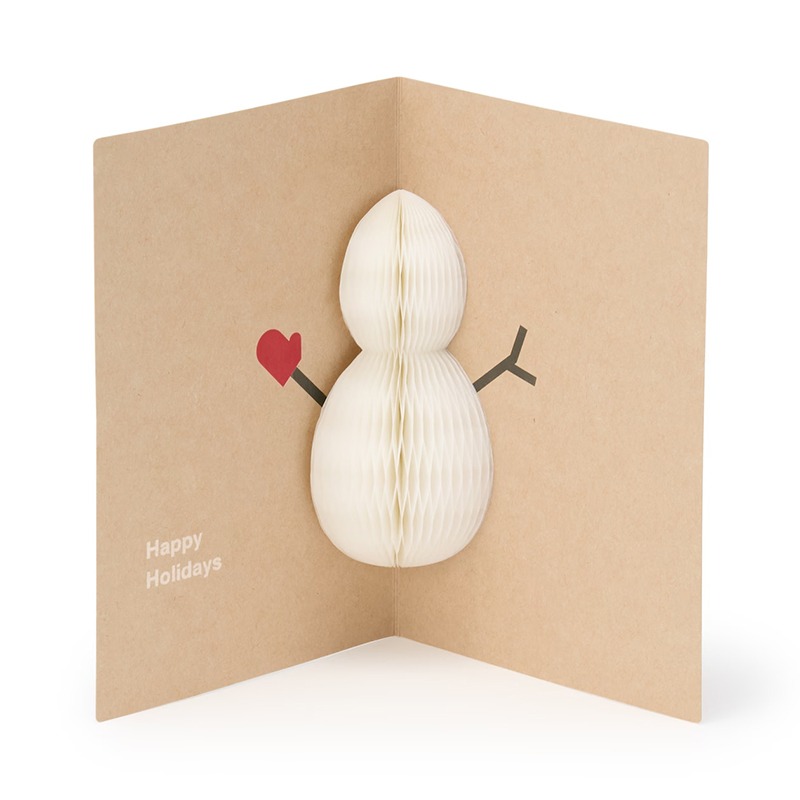 Get muji MUJI Christmas greetings honeycomb paper message card love ...