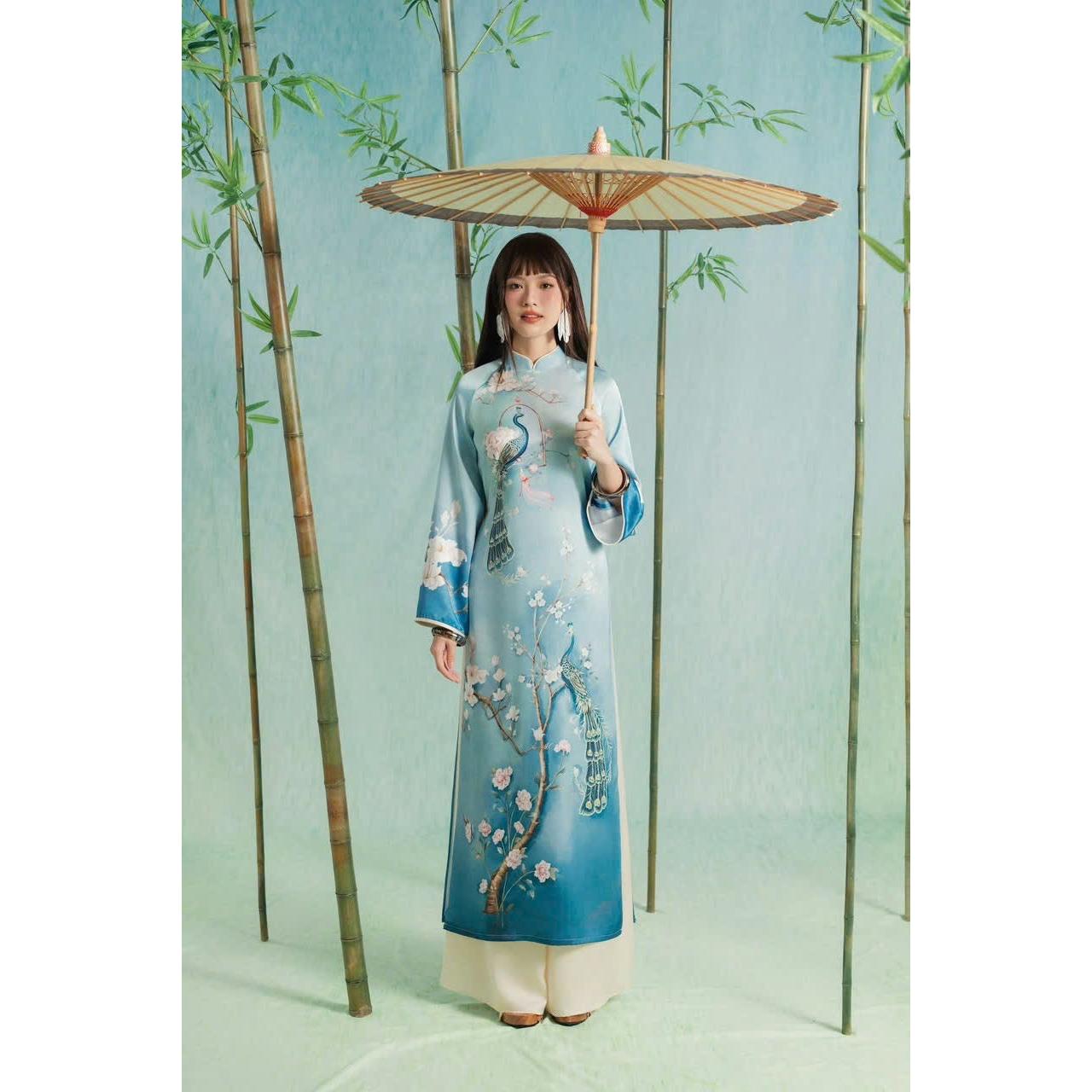 Get Cocolili Size XL M180 Silk Ao Dai (with Pants) Delivered | Weee ...