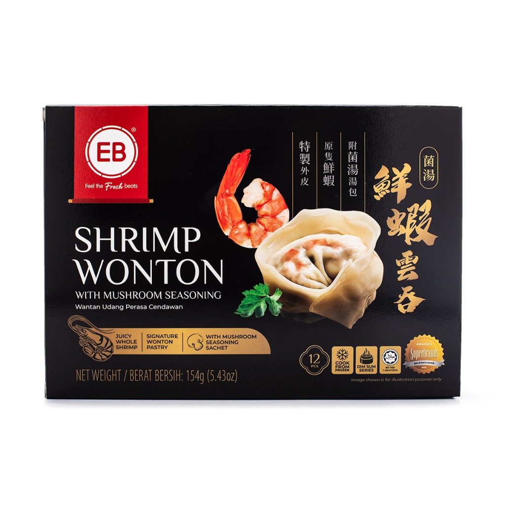 EB Shrimp Wonton with Mushroom Seasoning Frozen - Weee!