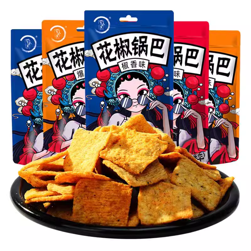 Get Taomi Xiong Hua Jiao Guo Ba Coarse Grain Snack puffed food bag 100g ...