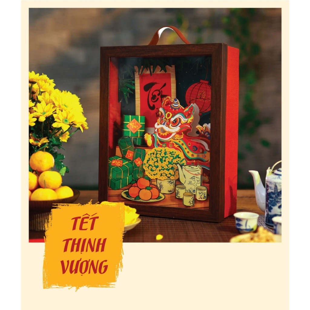 Get Vietnamese Tet Gift Box "Glorious Spring" With Dried Fruits and ...