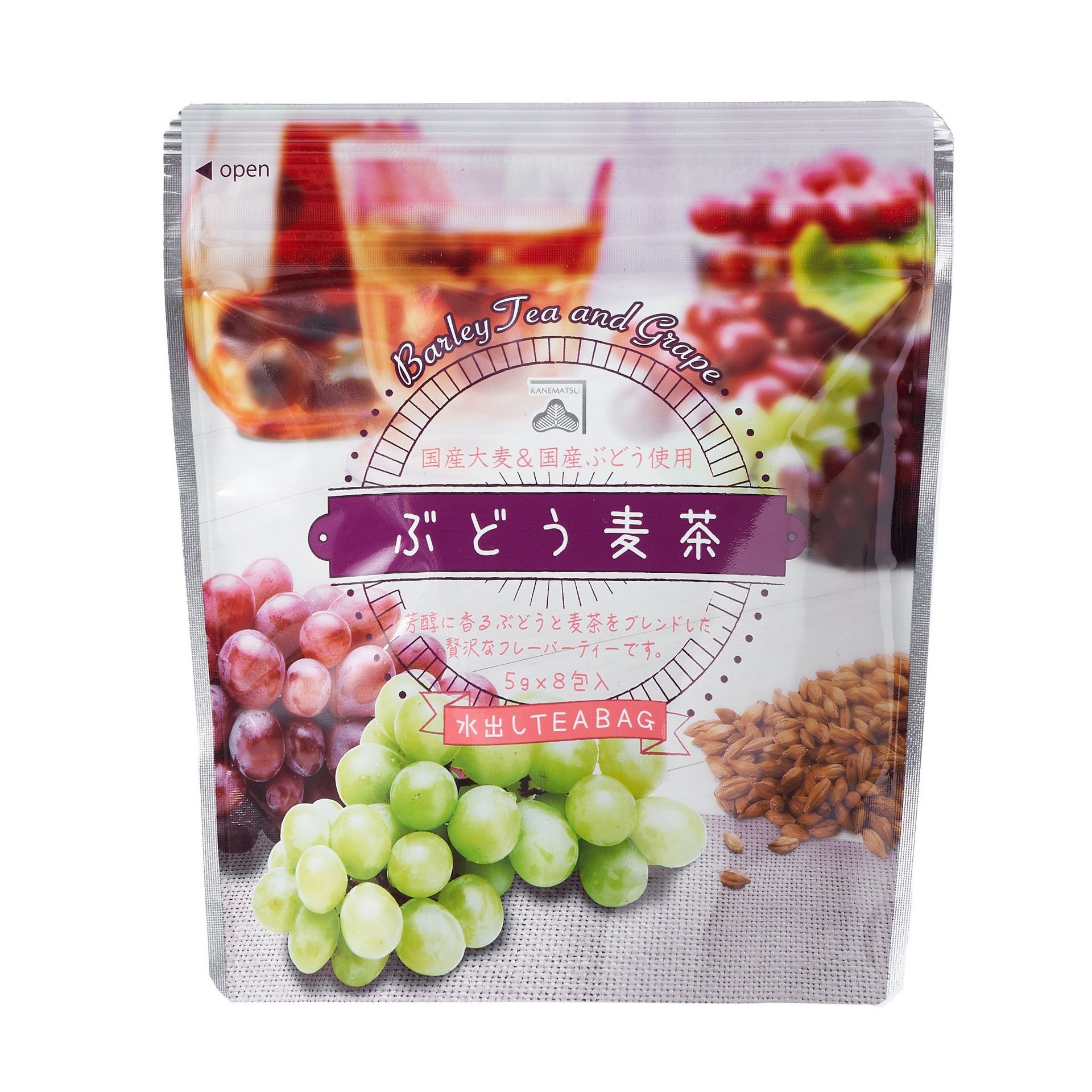 Grape Infused Barley Tea Bags (8 bags) - Weee!