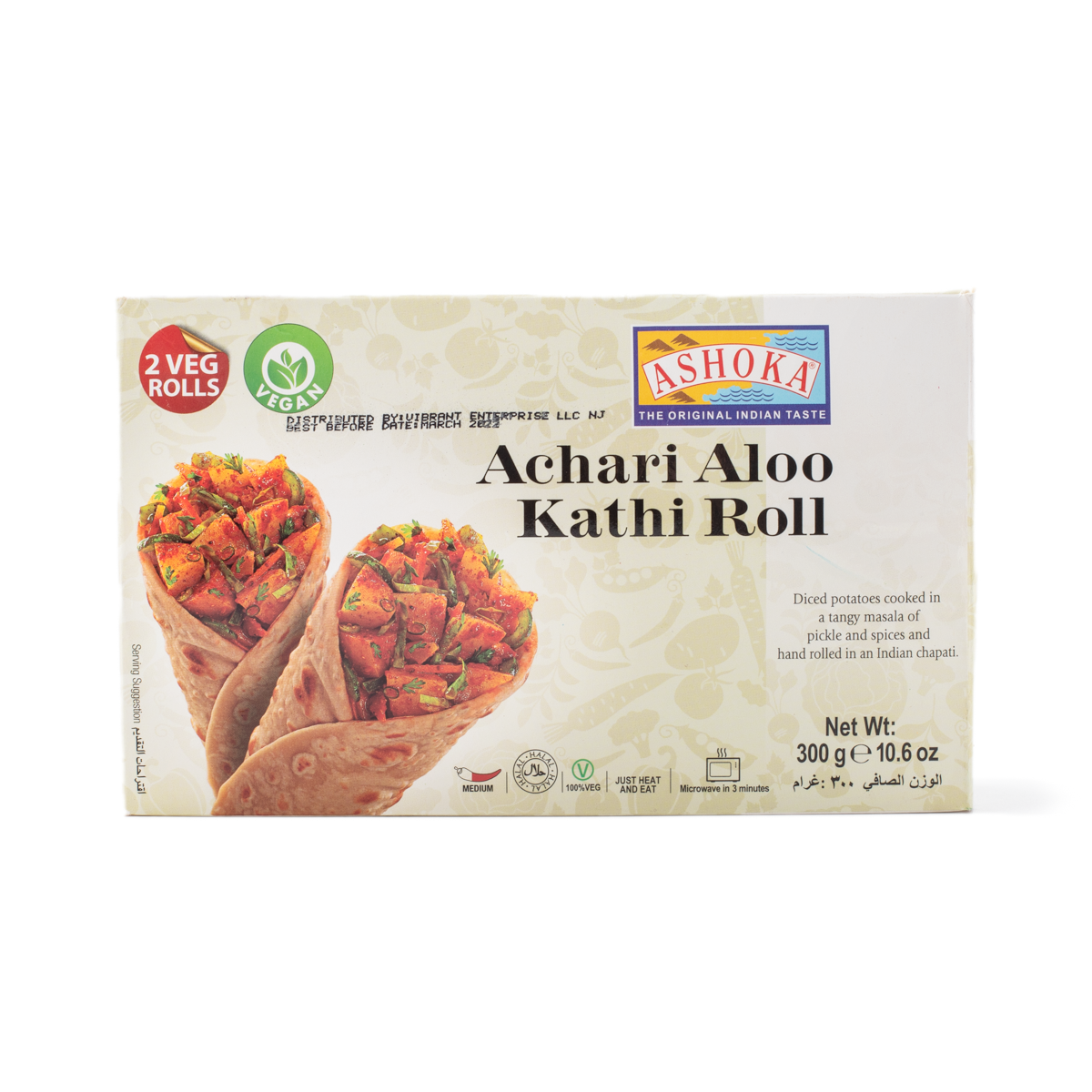 Get Ashoka Achari Aloo 2 Veg Rolls Delivered | Weee! Asian Market