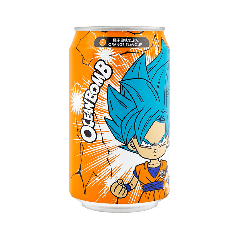 Ocean Bomb Dragonball Sparkling Water Orange Flavor - Weee!