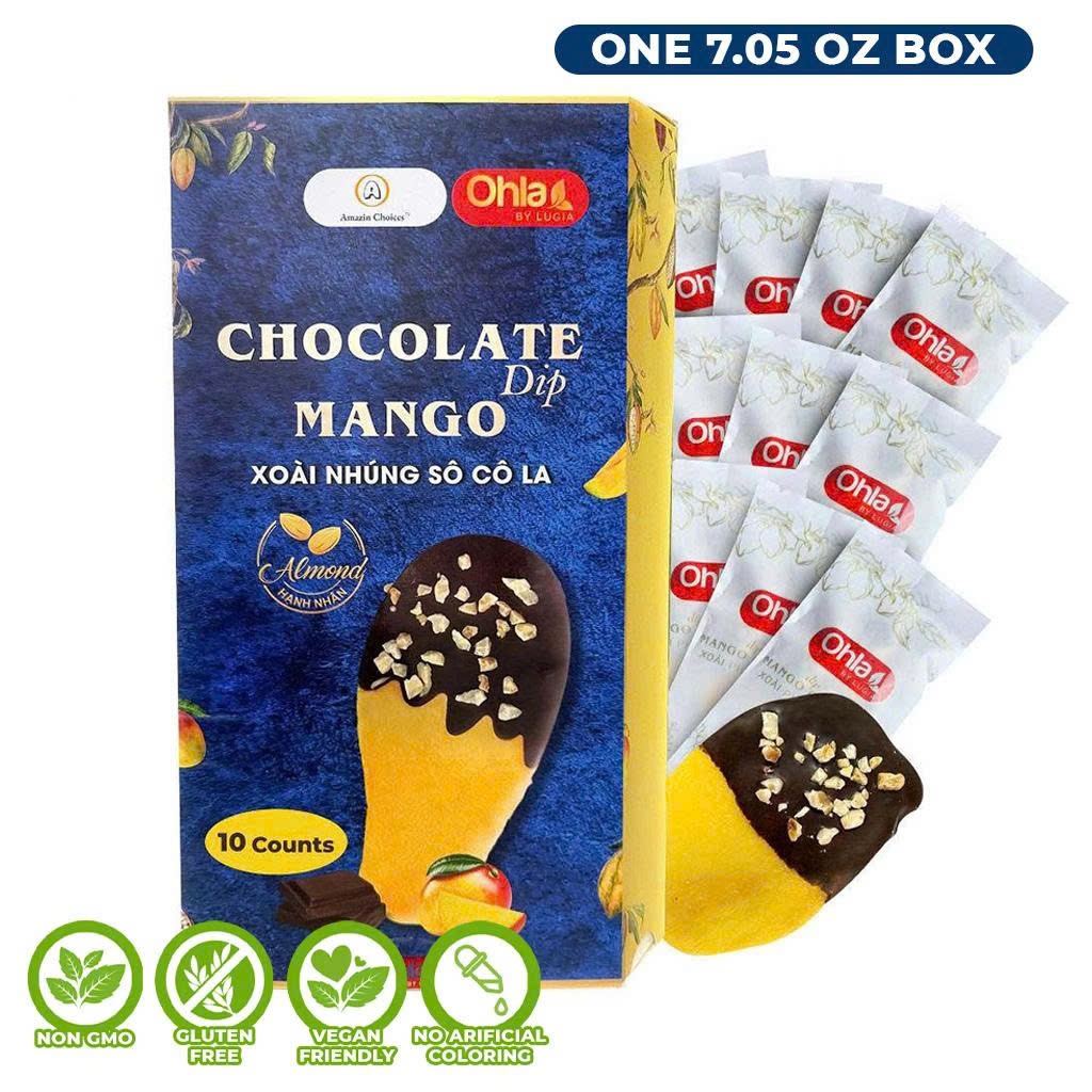 香甜牛奶巧克力杏仁芒果干 200g - Weee!