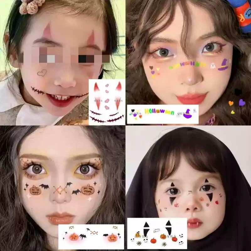 Get Halloween cute face stickers L - 4 sheets Delivered | Weee! Asian ...