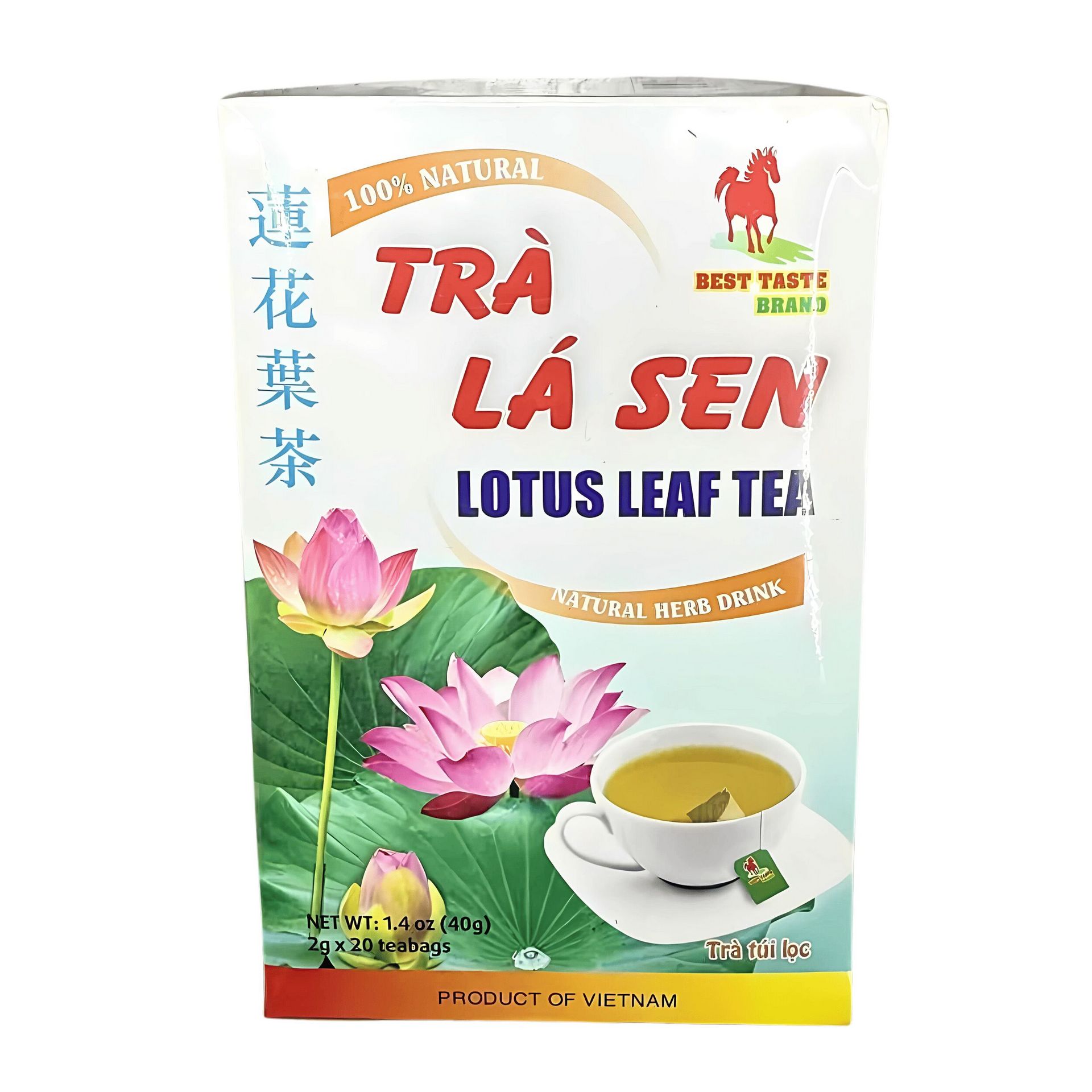 Get Best Taste Brand Lotus Leaf Tea 1.4oz 1 each Delivered | Weee ...