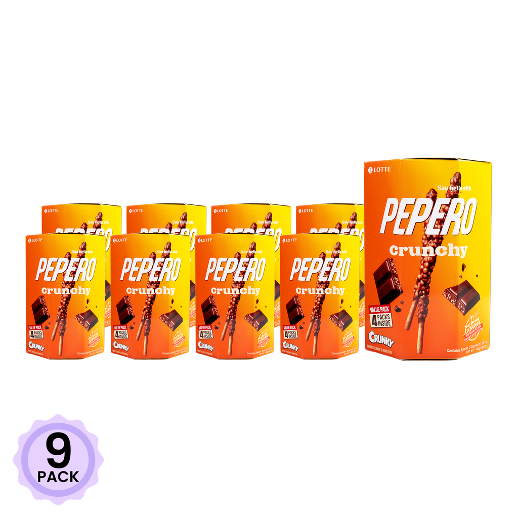 Get LOTTE Pepero Crunchy Value Pack (4pk) 140 g*9 pack Delivered | Weee ...