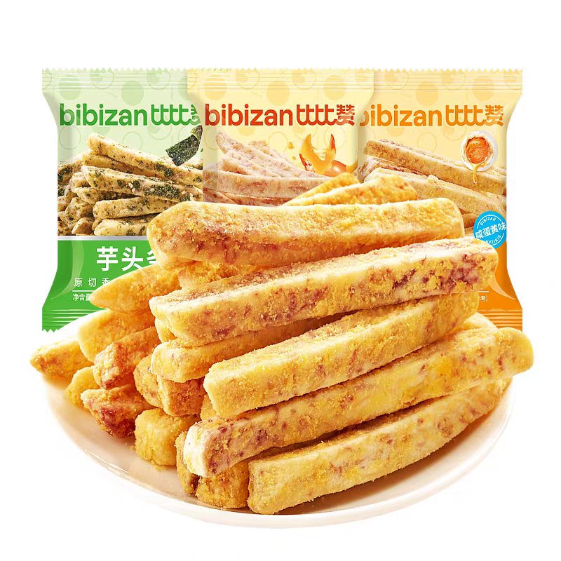 Lipu taro strips with crab roe flavor, salty egg yolk, - Weee!