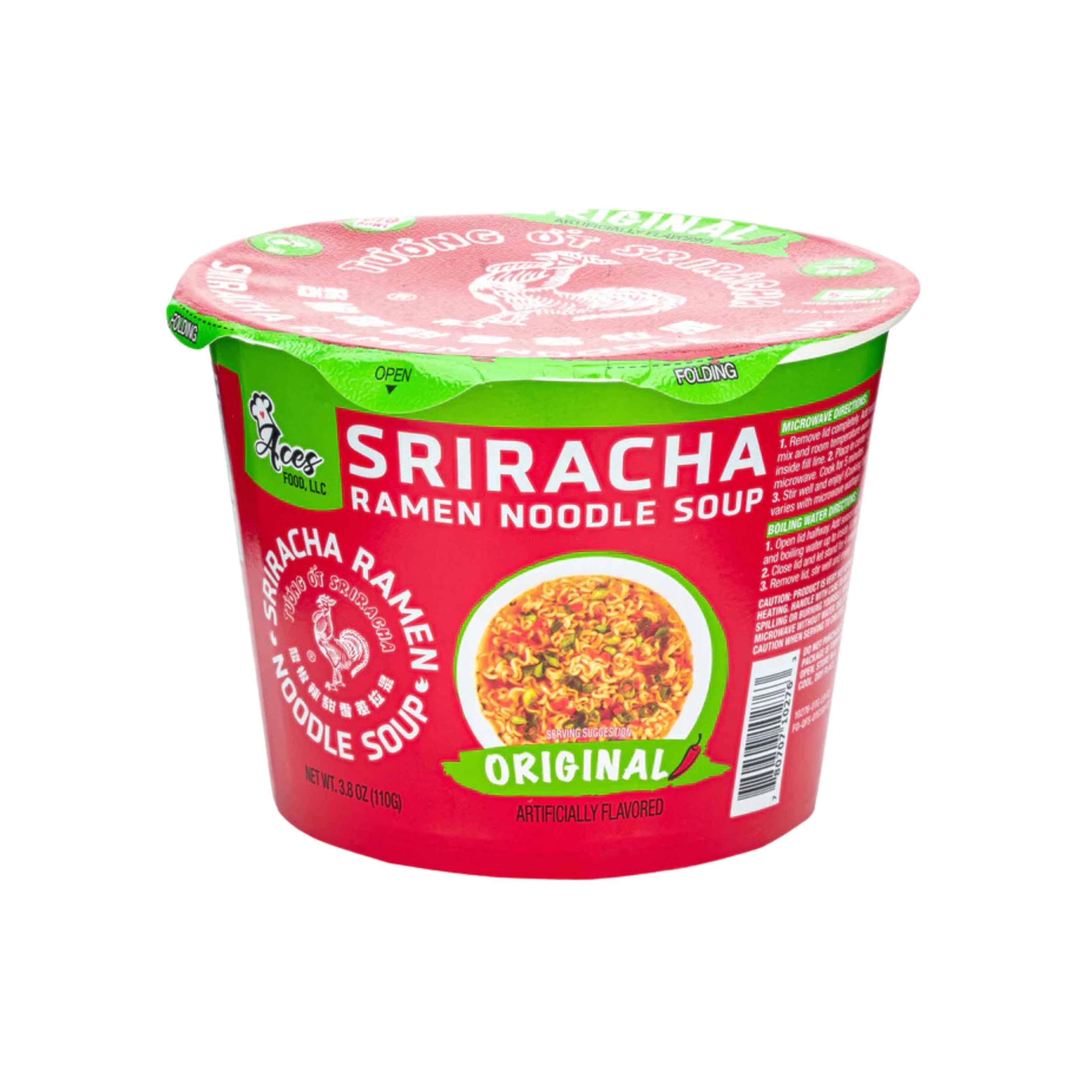 Get Aces Sriracha Ramen Bowl Original (Taiwan) Delivered | Weee! Asian ...