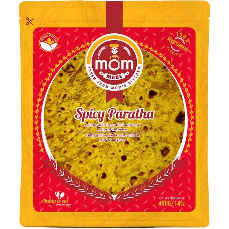 Get Mom Made Spicy Paratha - 4 pcs Delivered | Weee! Asian Market