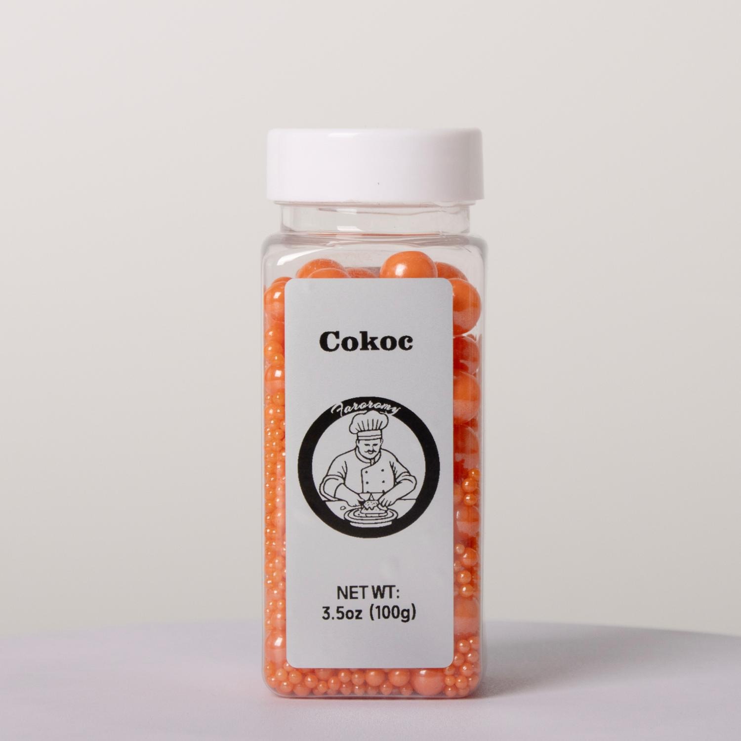 Get Cokoc Edible Sugar Sprinkles Orange Pearls Delivered | Weee! Asian ...