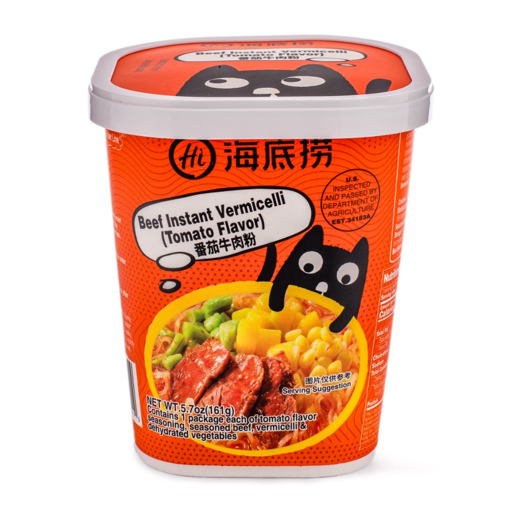 Fideos Instantáneos, sabor a carne de res y tomate - Weee!