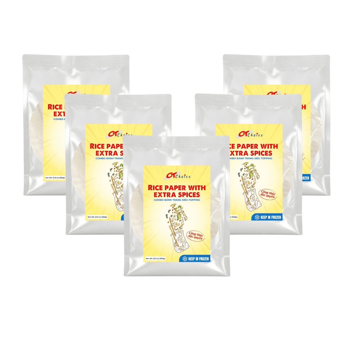 Get [CT Choice] Rice Paper Snack Topping 650g x 5 5 count Delivered ...