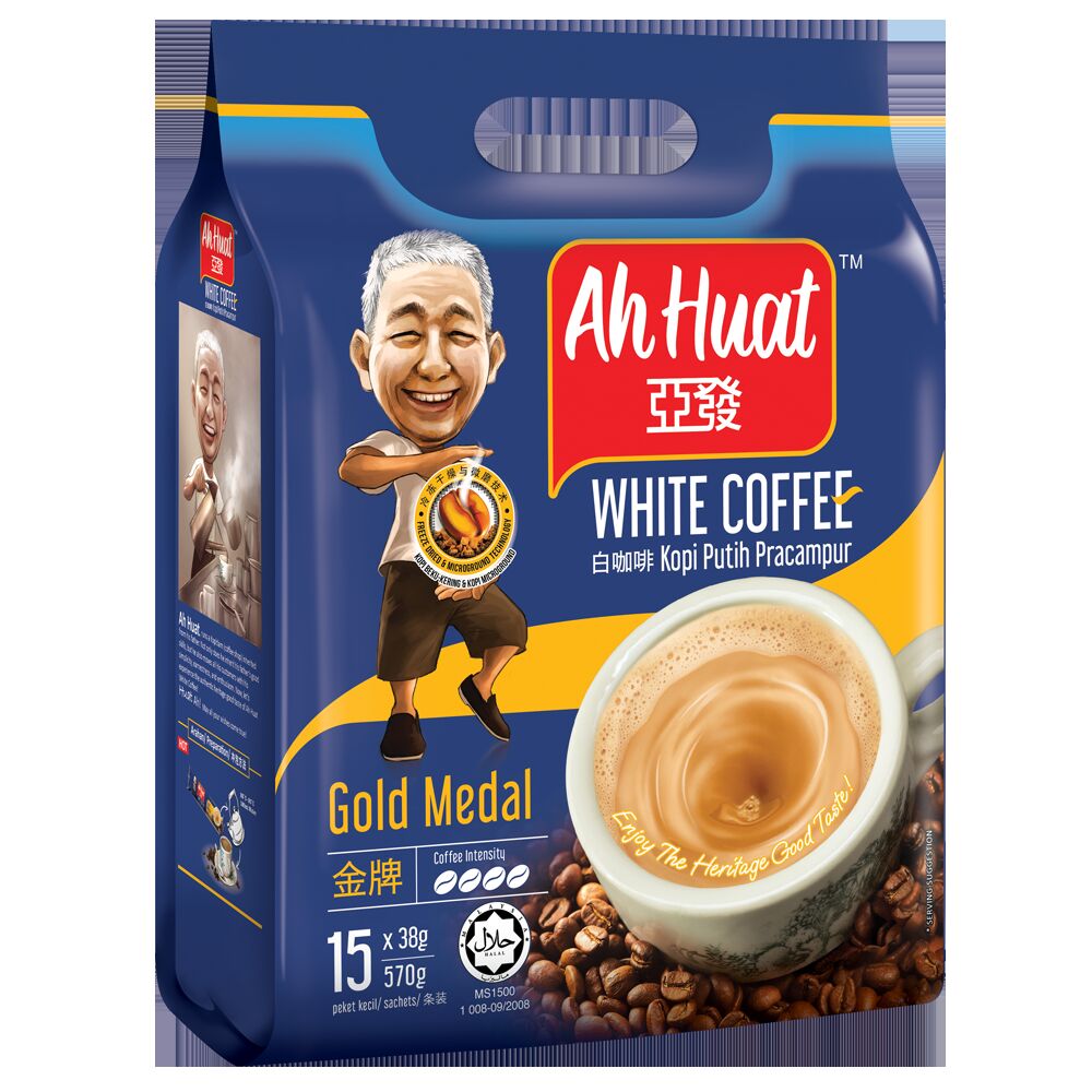 Get Ah Huat White Coffee Gold Medal with Microground Delivered | Weee ...