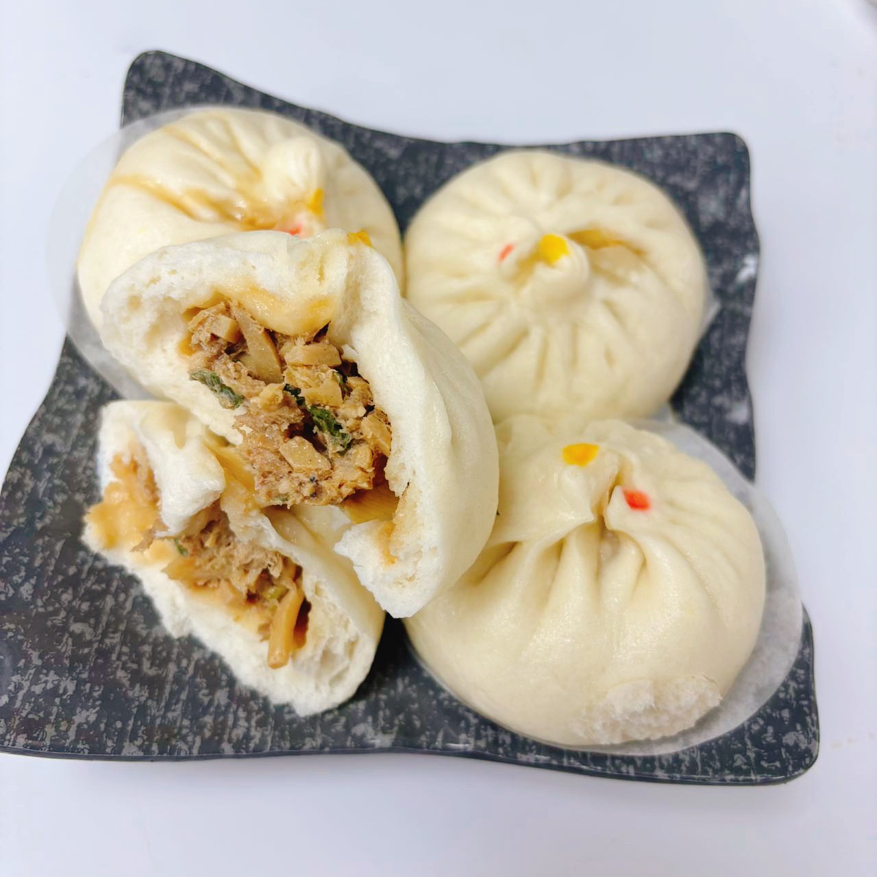 Get Hand Made Bamboo Shoots & Pork Buns 4 pieces Delivered | Weee ...