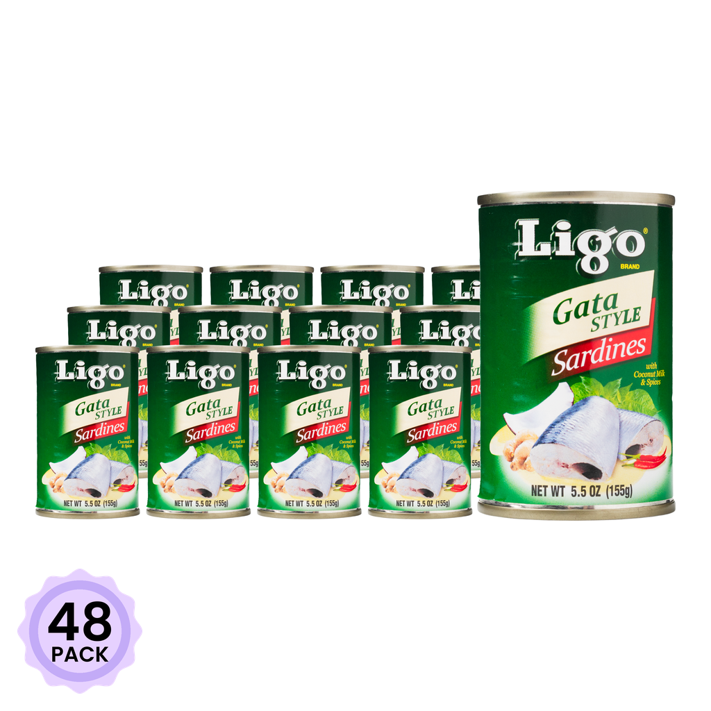 Get Ligo Gata Style Sardines (Coconut Milk Flavor) 5.5 oz*48 pack ...