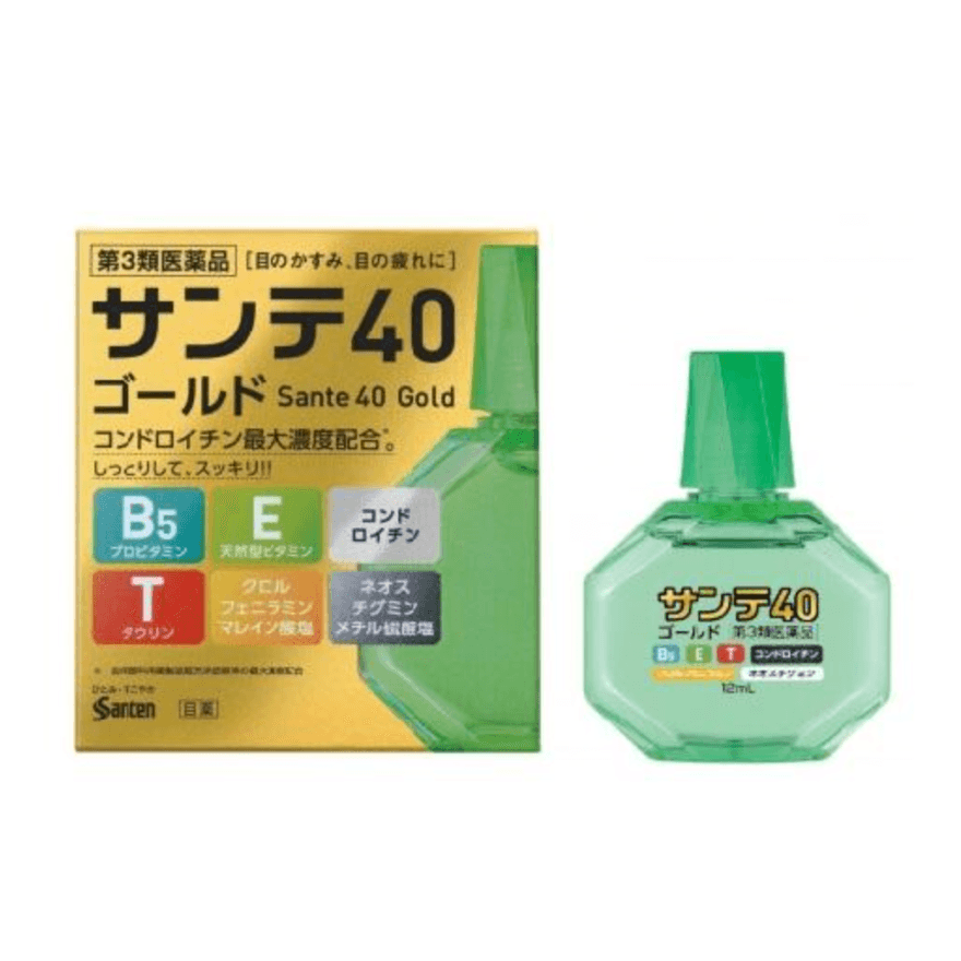 Santen 40 golden eye drops prevent dryness 12ml - Weee!