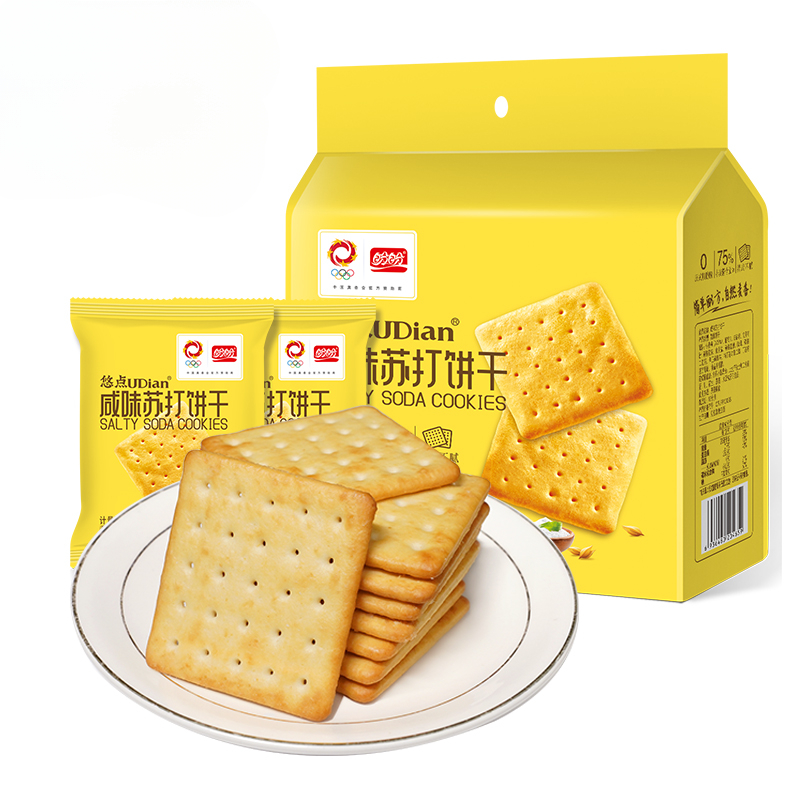 盼盼梅尼耶咸味苏打饼饼干450g/袋 - Weee!