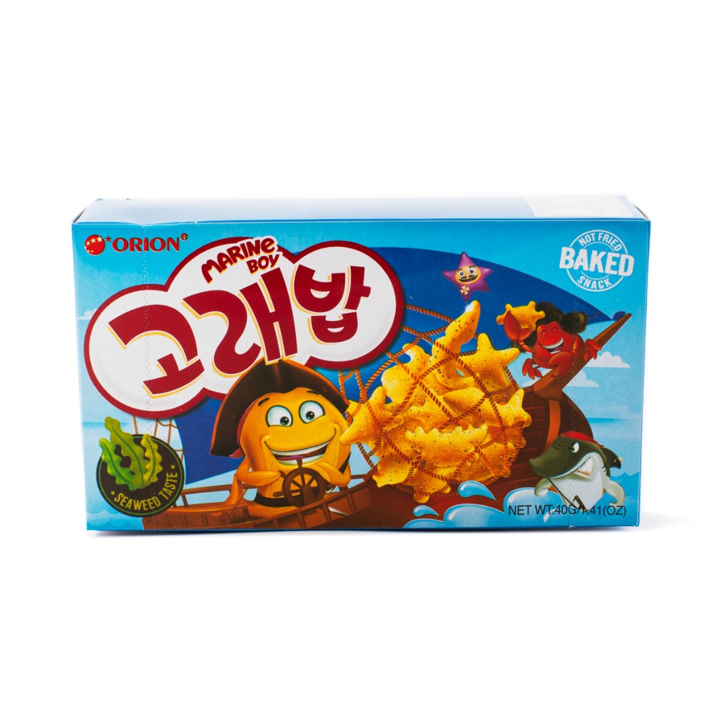 Orion Marine Boy Goraebab Sea Creatures Baked Snack - Weee!