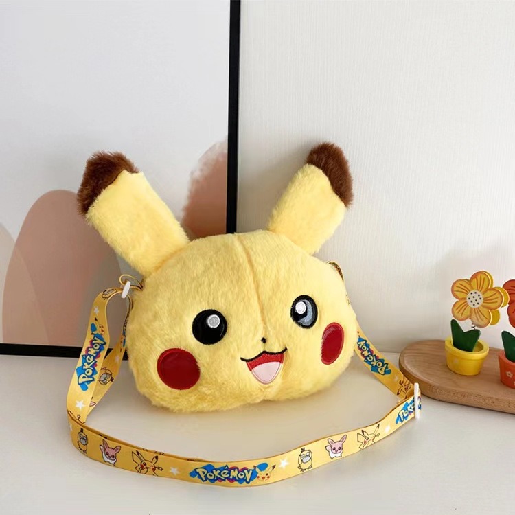 Get Pokemon Plush Crossbody Bag Cute Gift-Pikachu Delivered | Weee ...