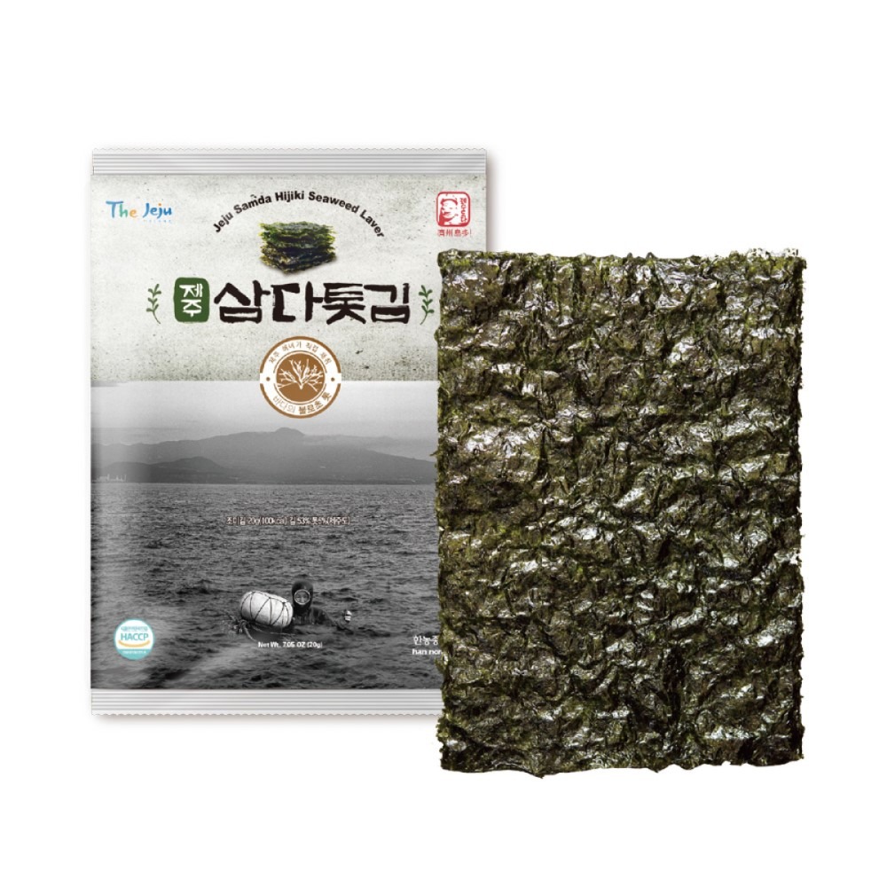 Get JEJU Samda Seaweed Laver Full Sheets 20g x 3 packs Delivered | Weee ...