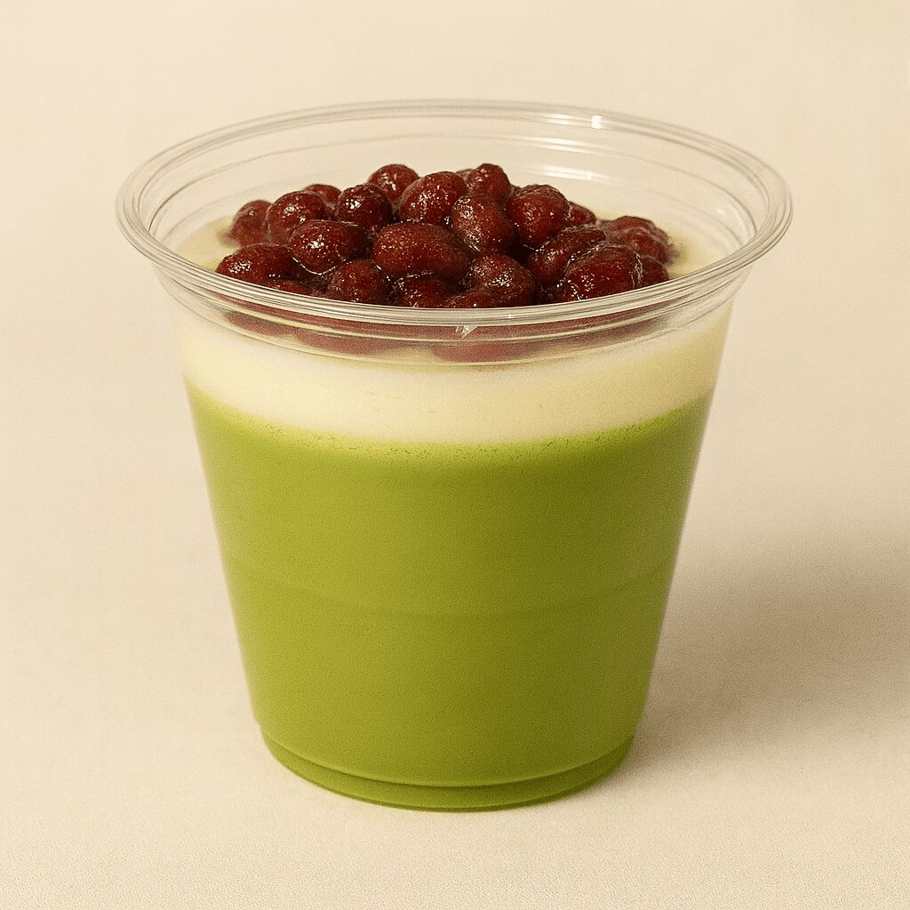 Get Red Bean & Milk Matcha Layered Pudding 8 oz Delivered | Weee! Asian ...