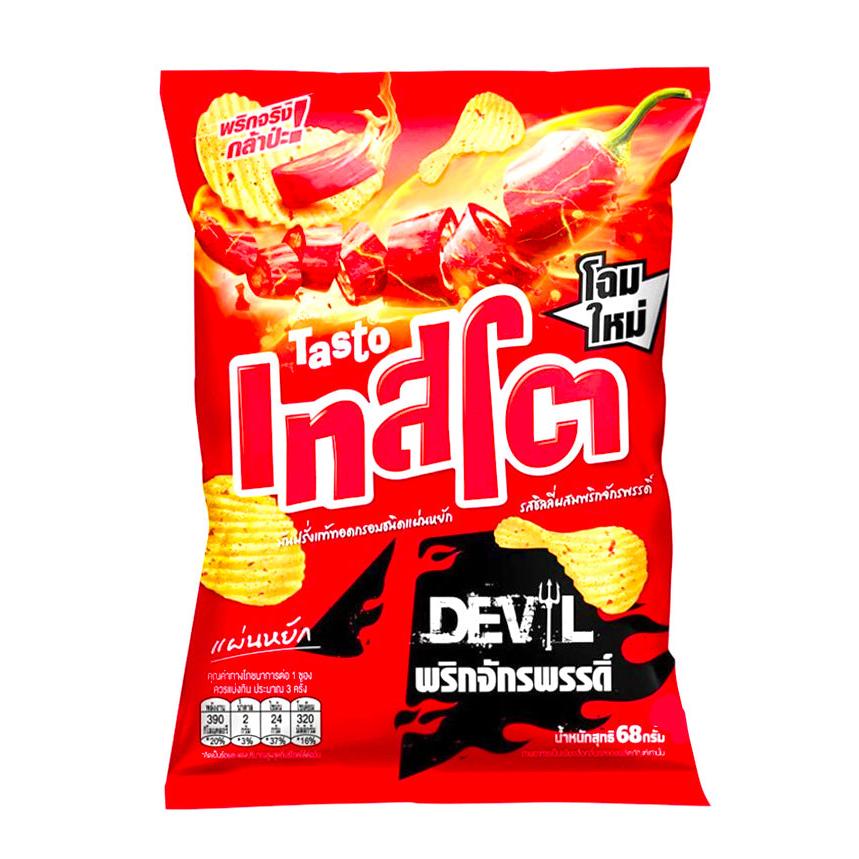 Get Tasto Devil Potato Chips 1 each Delivered | Weee! Asian Market