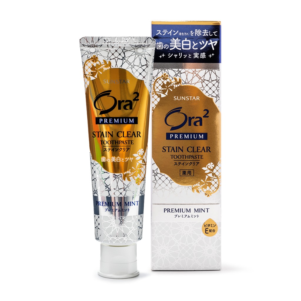 Ora2 Premium Stain Clear Toothpaste Premium Mint - Weee!