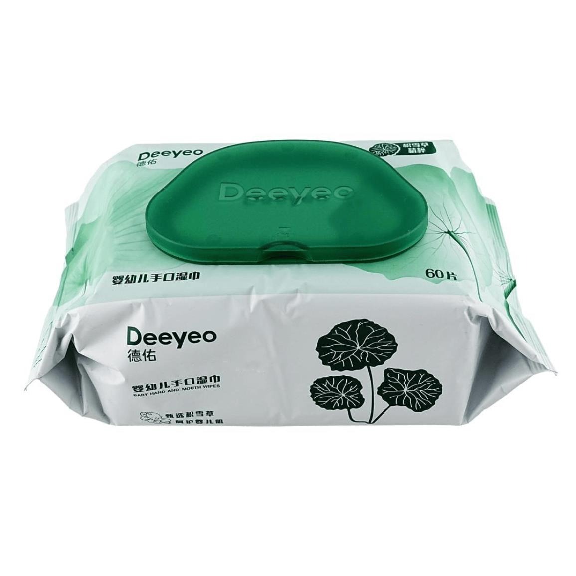 Deeyeo Snowdrop Wet Wipes 60 Sheets 15x20cm - Weee!