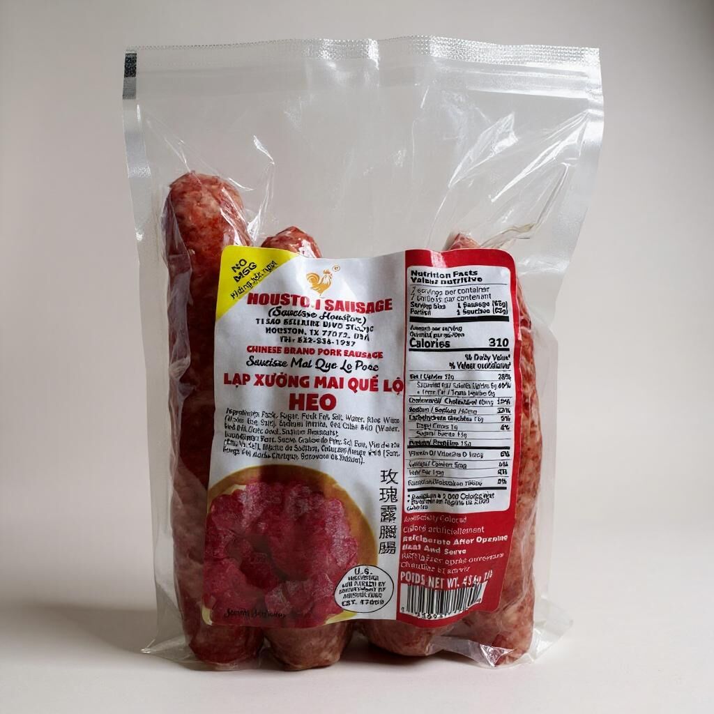Get Houston Sausage - Lap Xuong Heo Pork Sausage 1 lb 454 g Delivered ...